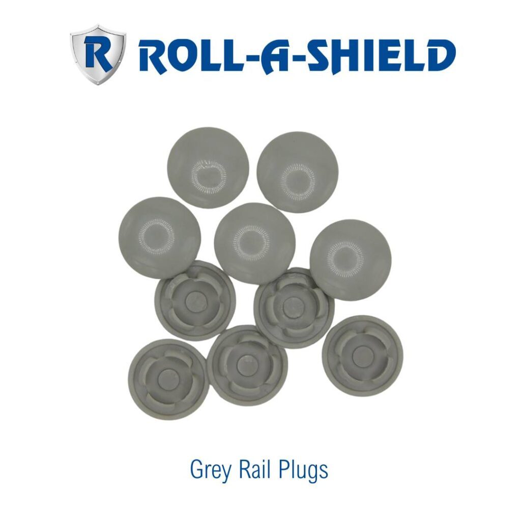 Replacement Rail Plugs - Grey